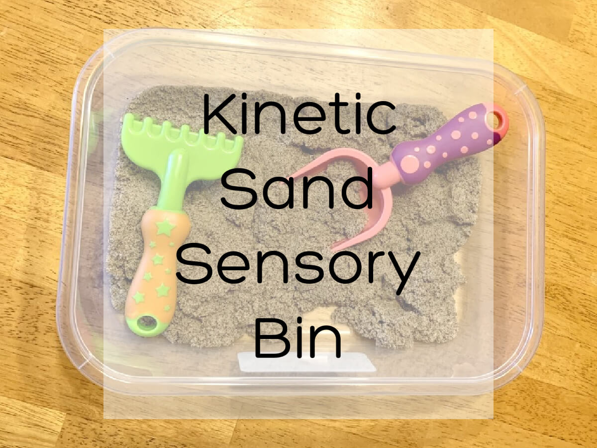 Kinetic Sand Activity Bin - Leave It To Mom